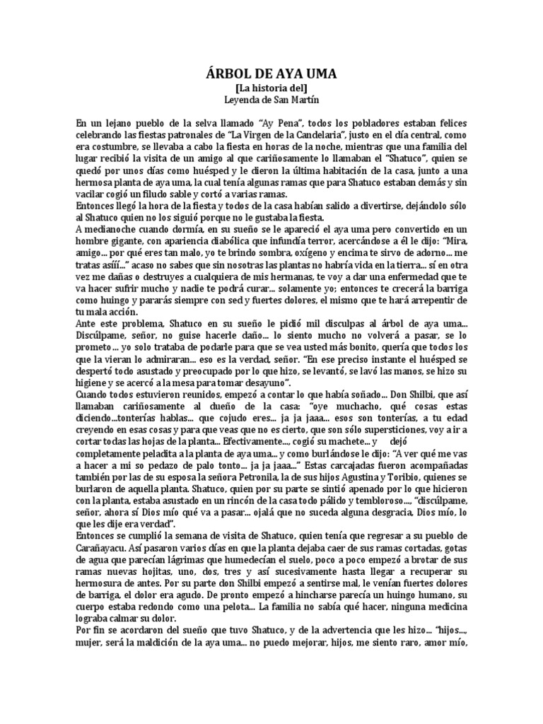 Árbol de Aya Uma 5 | PDF