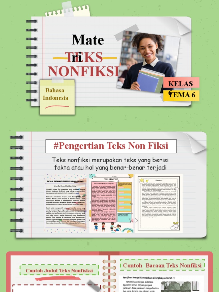 Teks Non Fiksi Tema 6 Kelas 6 SD | PDF