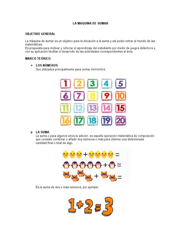 Maquina de Sumar | PDF