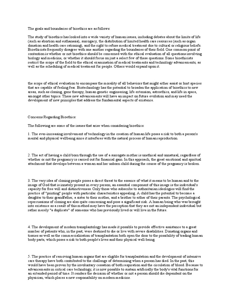 Lesson 2 Bio Ethics | PDF | Bioethics | Social Institutions