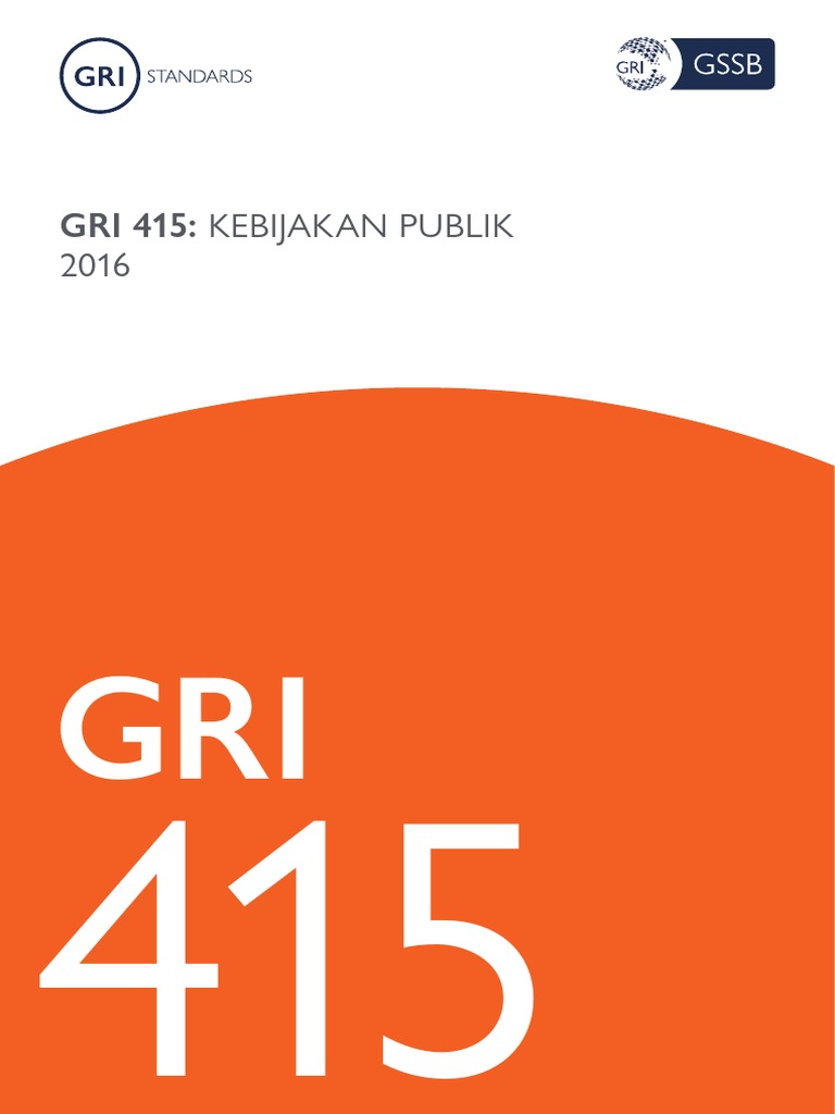Bahasa Indonesia Gri 415 Public Policy 2016 | PDF