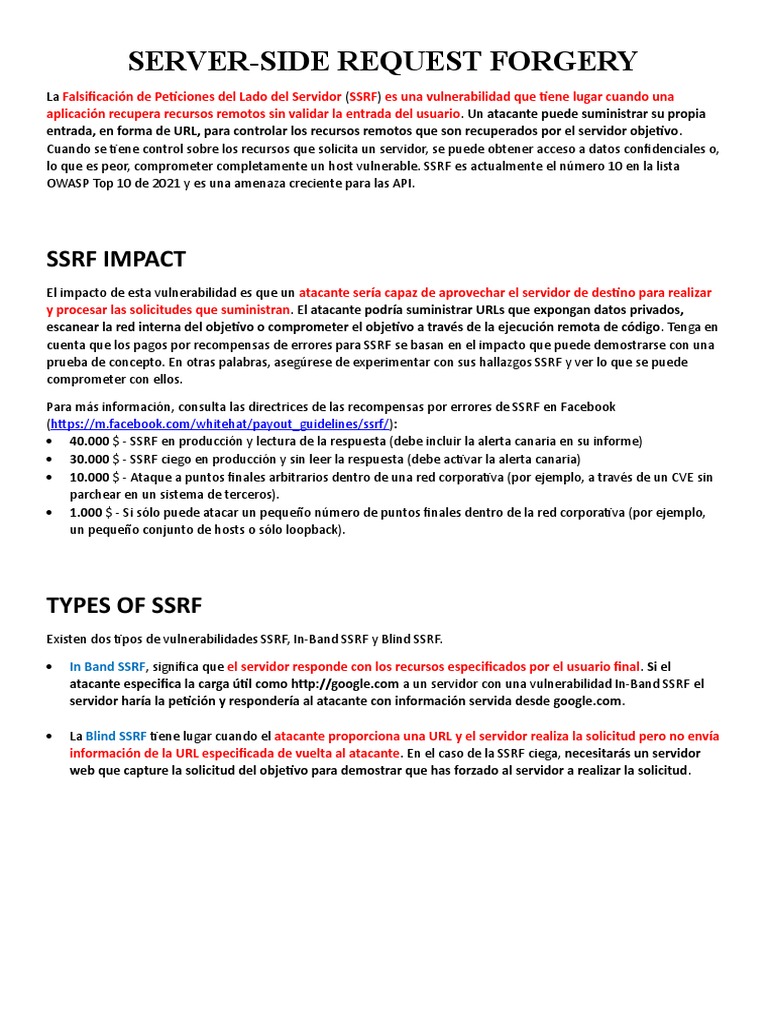 Server-Side Request Forgery | PDF | Redes | Internet y web