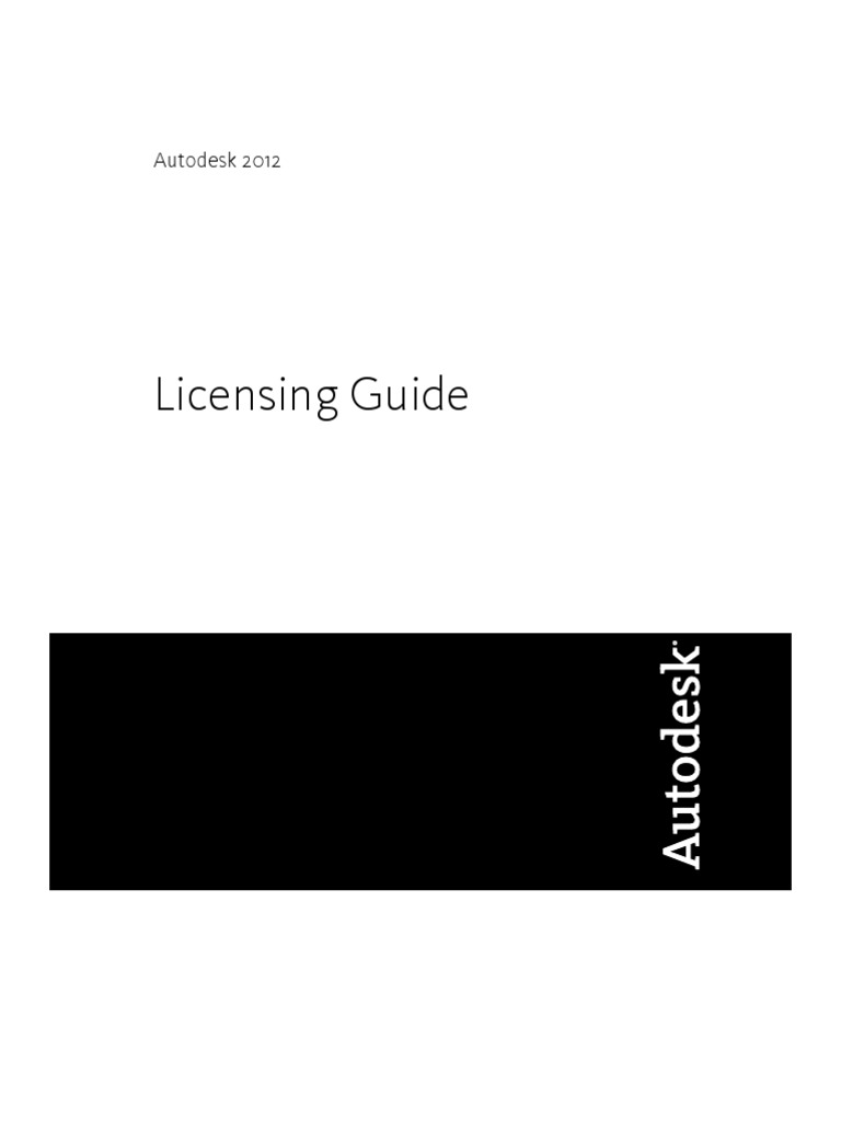 Autocad 2012 Licensing Guide | Download Free PDF | Network Interface Controller | Computer Network