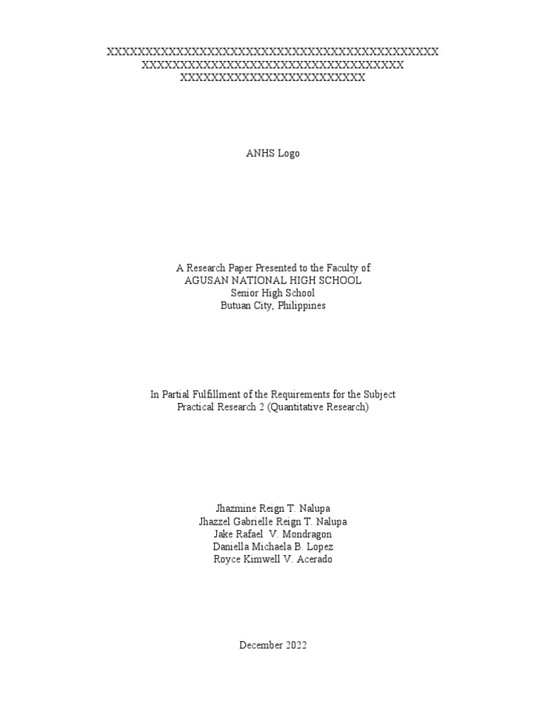 Practical Research 2: Table of Contents | PDF | Hypothesis | Science
