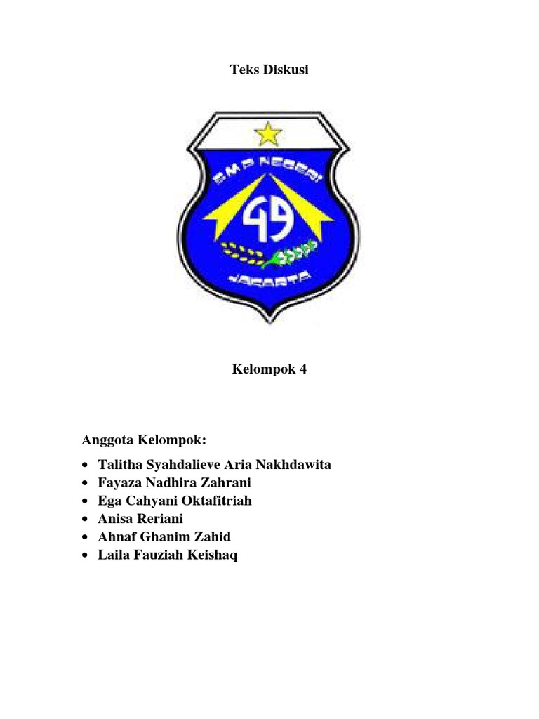 Teks Diskusi Kelas 9G | PDF