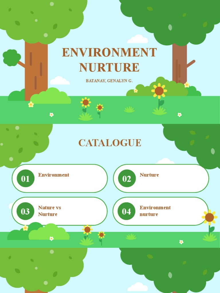 Environment Nurture | PDF | Nature Versus Nurture | Cognitive Science
