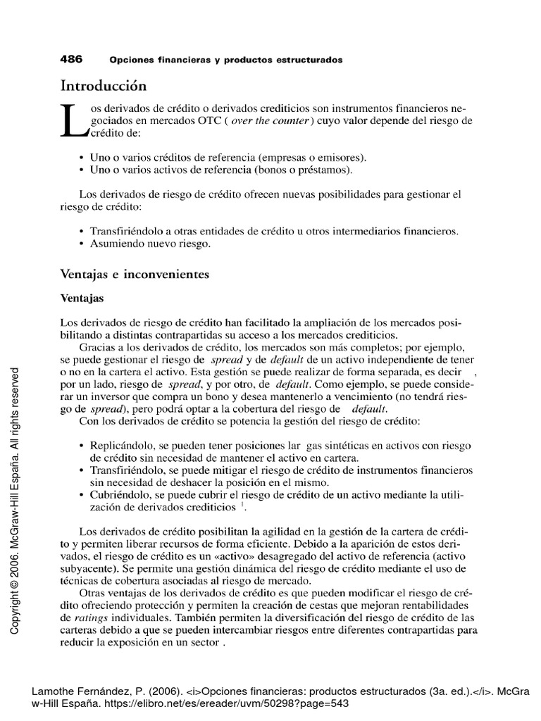 Opciones Financieras y Productos Estructurados | PDF