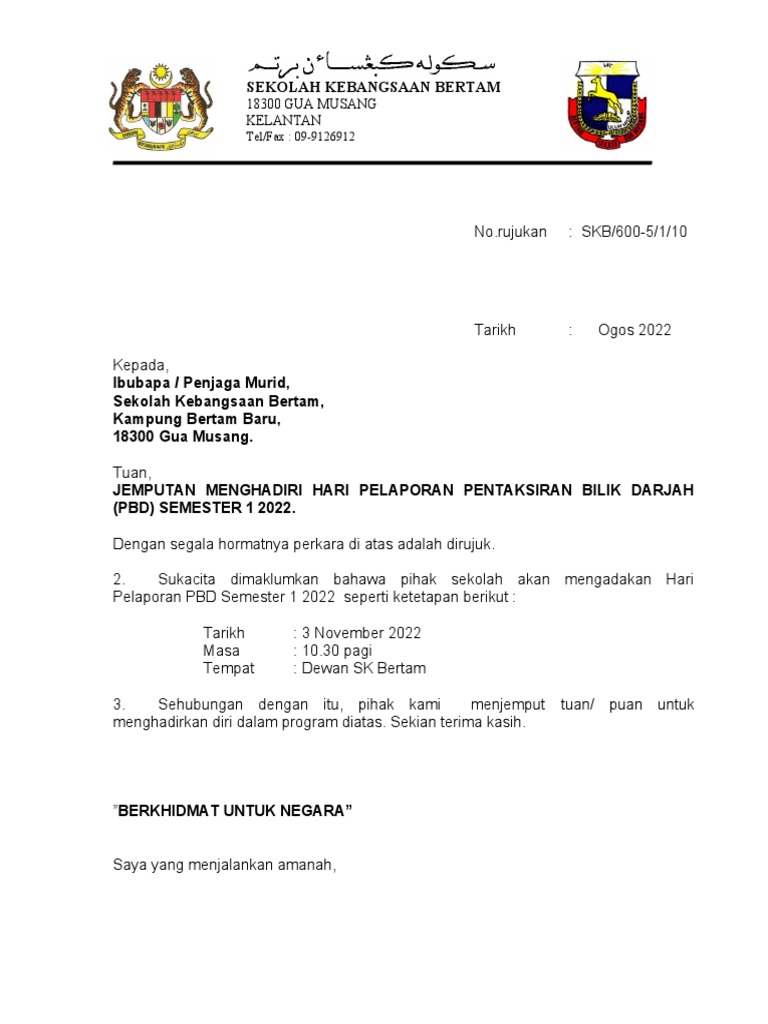 JEMPUTAN IBUBAPA PBD | PDF