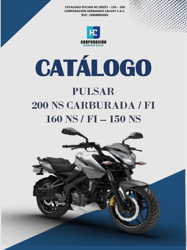 Catálogo de Partes Pulsar NS 200 | PDF | Color | Tecnología de vehículos