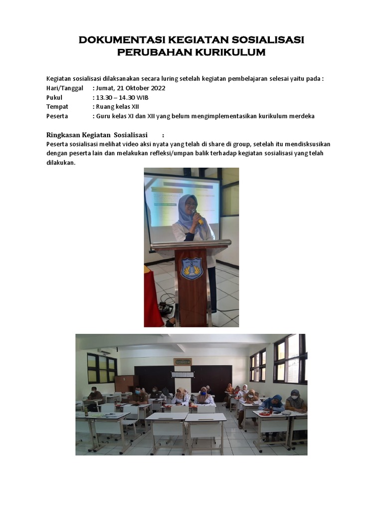 Sosialisasi Kurikulum Merdeka | PDF | Seni