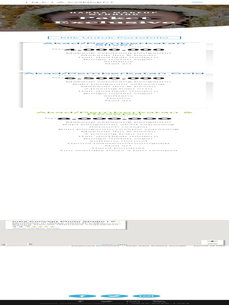 Wedding Makeup Package Infia Concept | PDF