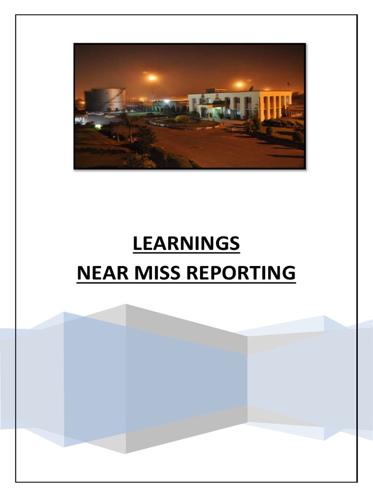 Final Near Miss Booklet | PDF