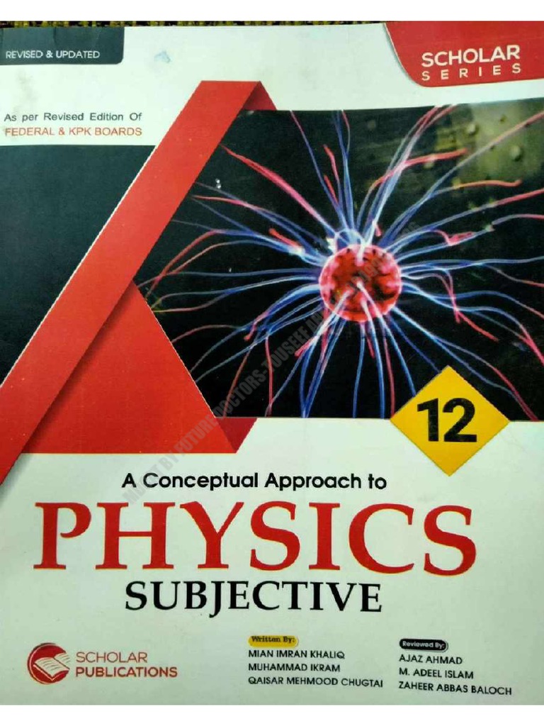 Class 12th Physics Federal Board Guide Book by Scholar Series - MDCAT ...