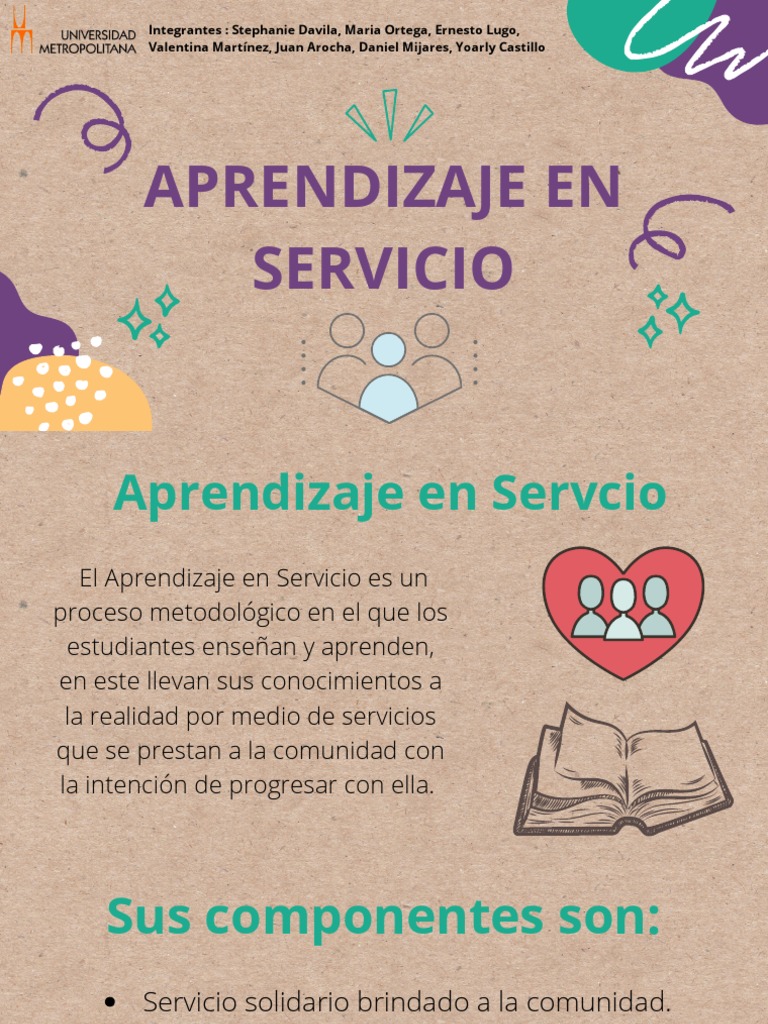 Presentación Aprendizaje en Servicio | PDF | Aprendizaje | Ciencia cognitiva