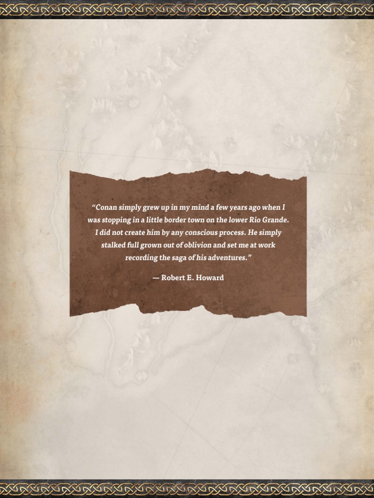 Conan D20-To-2d20 Conversion Guide | PDF | Conan The Barbarian | Robert ...