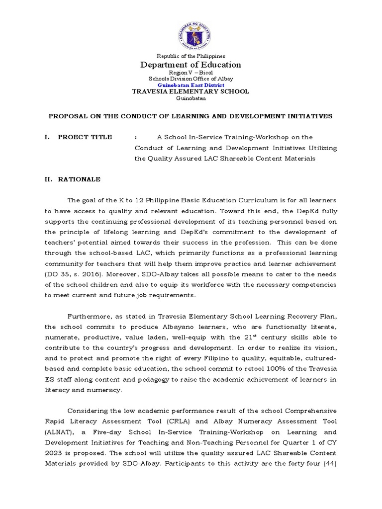 2023 Inset Proposal | PDF