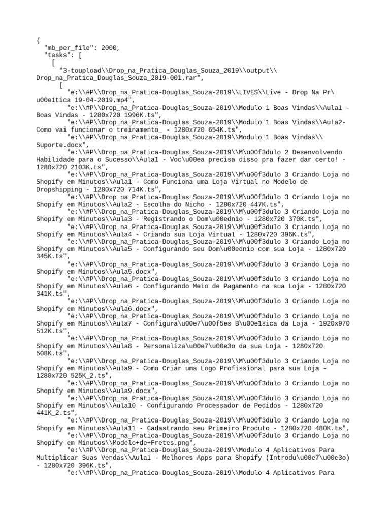 Drop Na Pratica Douglas Souza 2019 | PDF | Aplicativo para celular ...