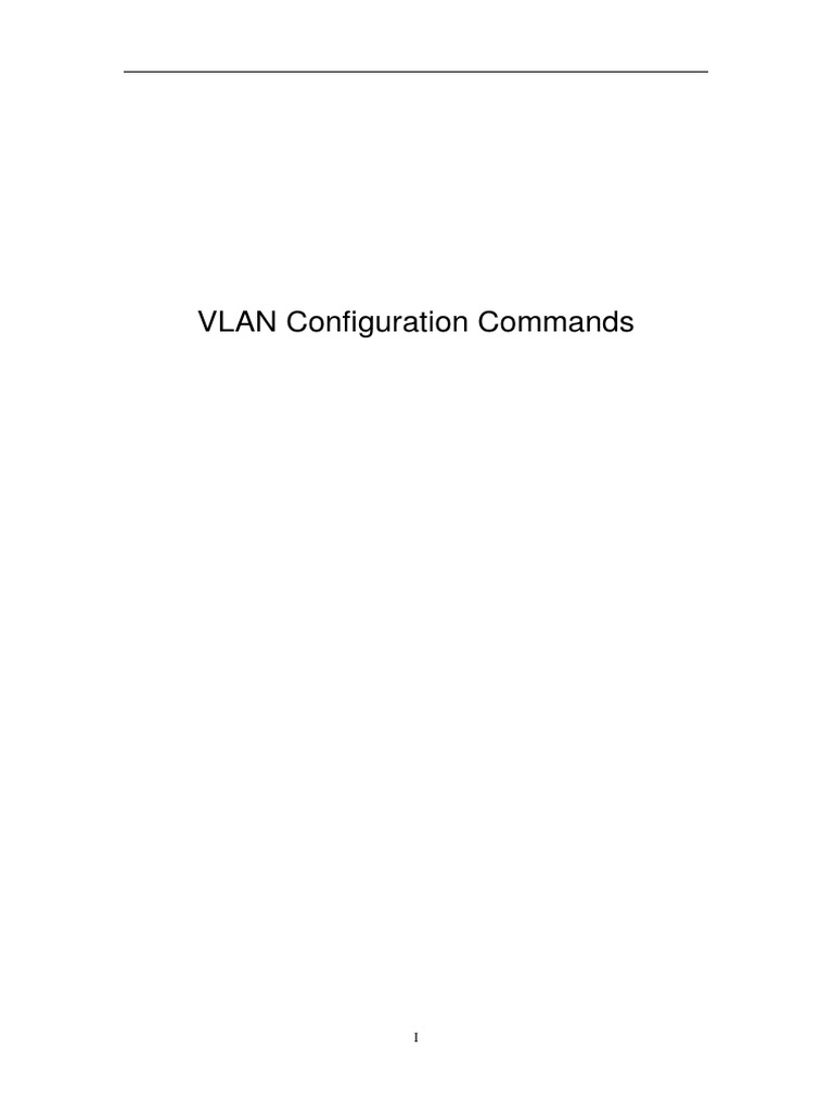 Hikvision VLAN Configuration Guide | PDF | Network Switch | Parameter ...