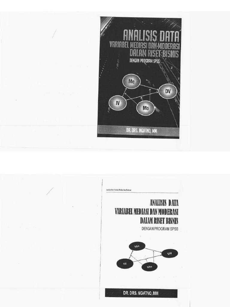 Buku Analisis Data Variabel Mediasi Dan Moderasi - Baru | PDF