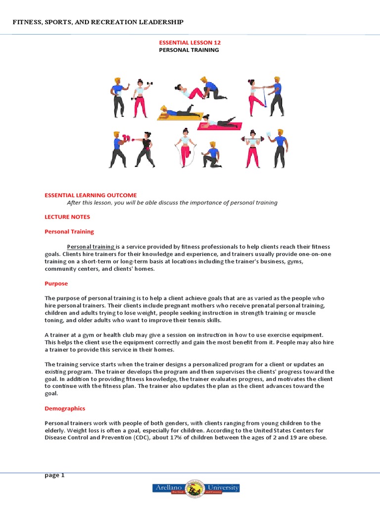 12 Personal Training | PDF | Personal Trainer | Strength Training