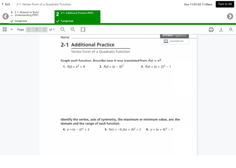 Savvas Realize | PDF