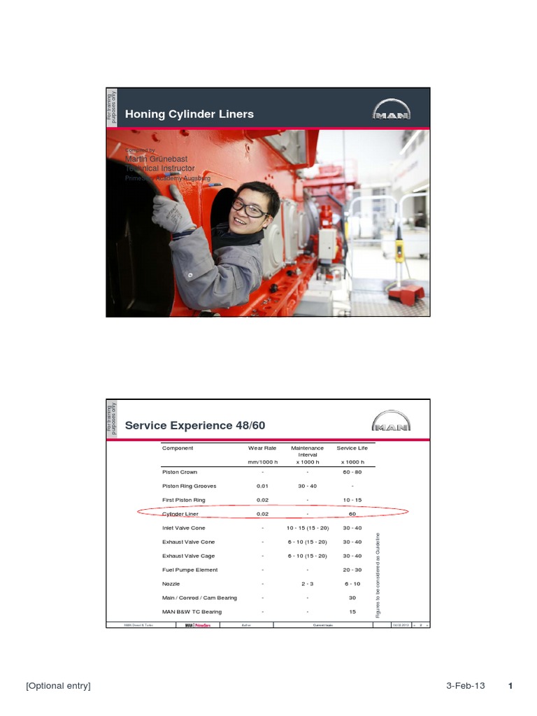 M00000XXX Honing Cylinder Liners | PDF | Internal Combustion Engine ...