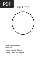 Engineering Drawing Tangency | PDF | Tangent | Radius