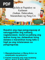 Mga Sagot Sa Salitang Maylapi 1 | PDF