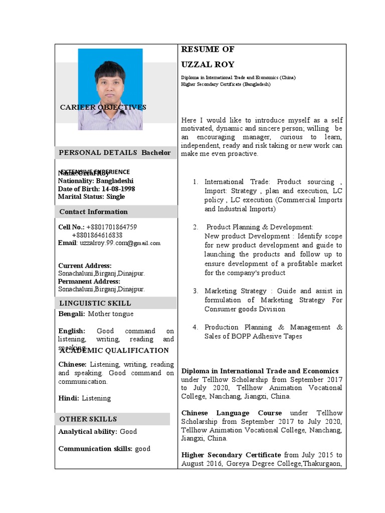 Uzzal Roy | PDF | Communication