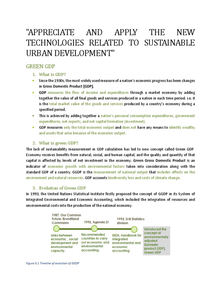 Green GDP | PDF | Gross Domestic Product | Economies