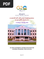 Thesis Synopsis Format Rguhs | PDF | Thesis | Medicine