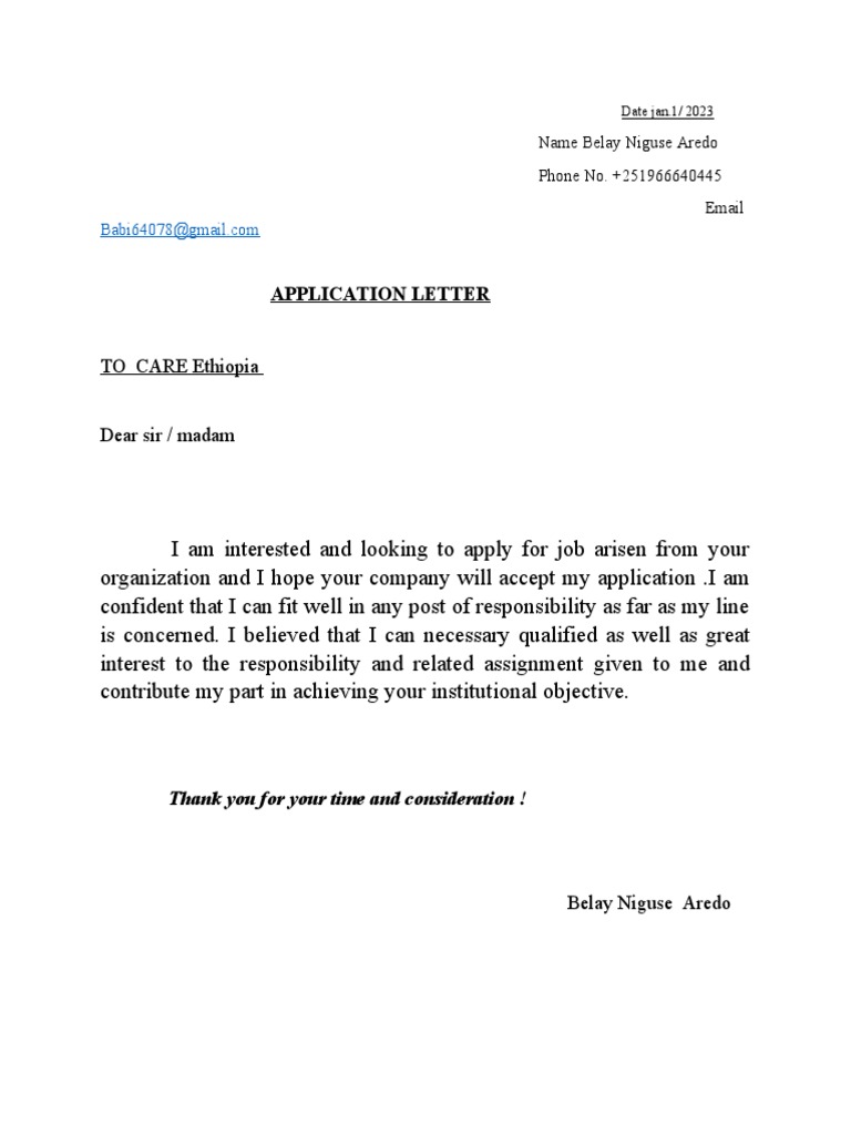 App Letter | PDF