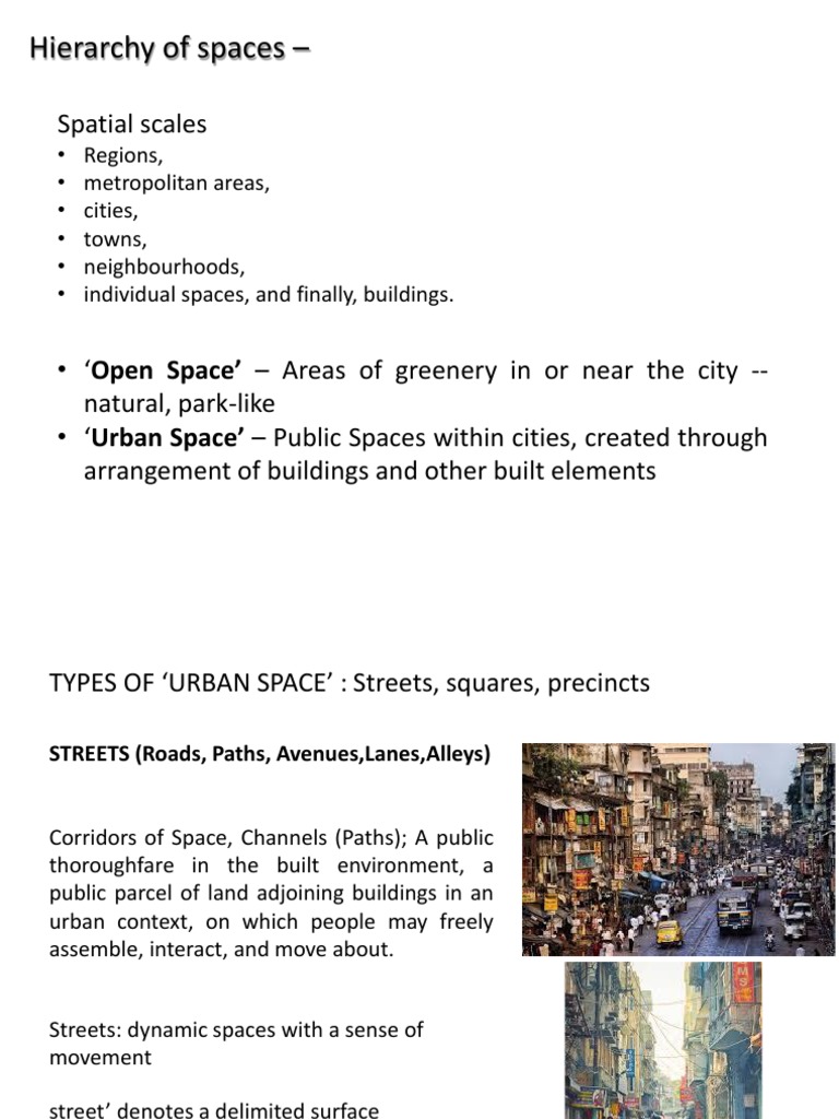 Understanding Urban Spaces Through Typologies, Sequences, and Stimuli ...