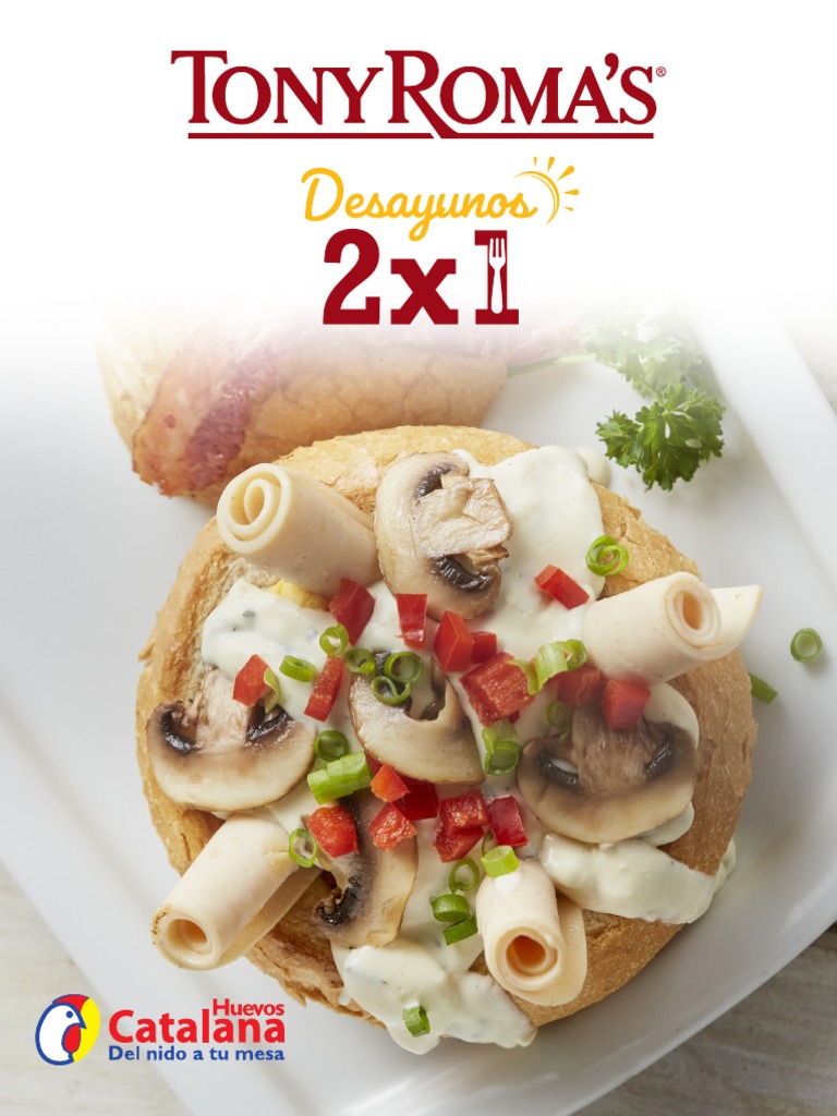 TR SV Nuevo Menu Desayuno 2X1 Sep | PDF | Tortita | Alimentos