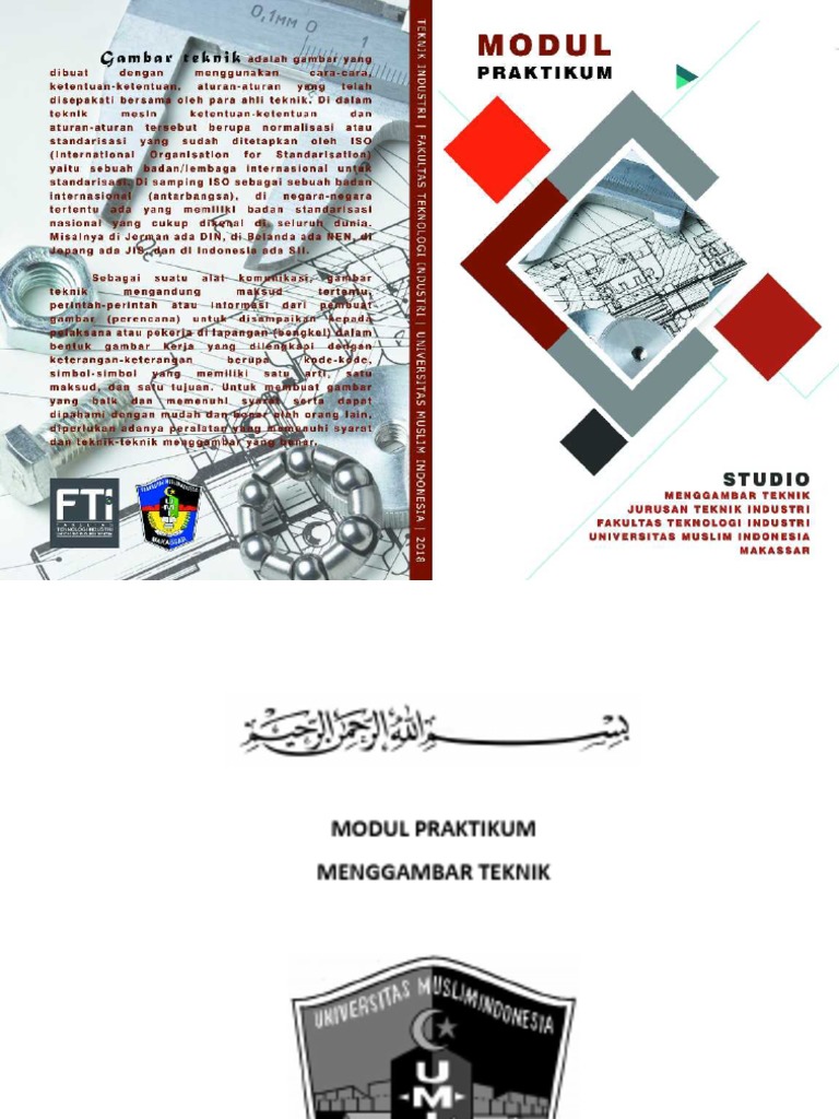 Modul Lengkap Lab Gambar | PDF