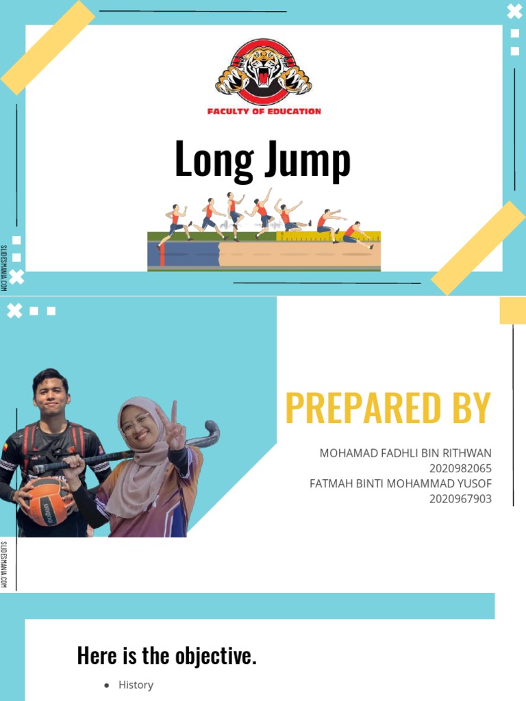 Long Jump Presentation Slide | PDF | Hobbies | Individual Sports