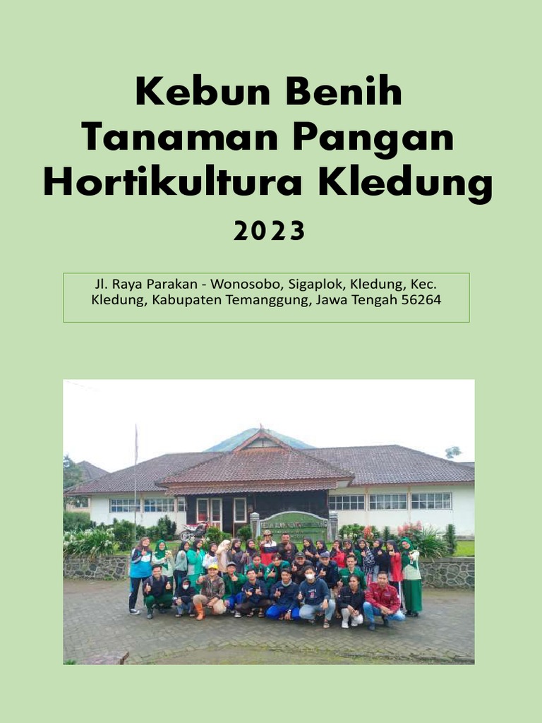 E Book Kebun Benih Tanaman Pangan Hortikultura Kledung Januari 2023 - Compressed | PDF