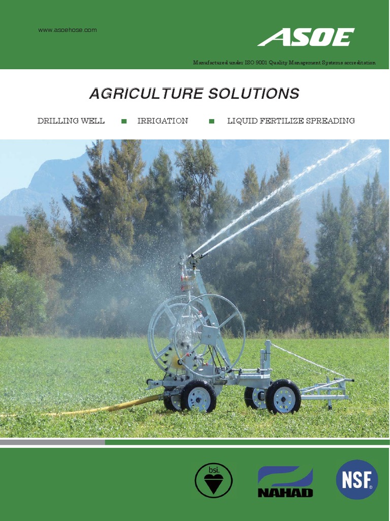 Agricultural Solution-Asoe Hose | PDF | Pipe (Fluid Conveyance) | Pump