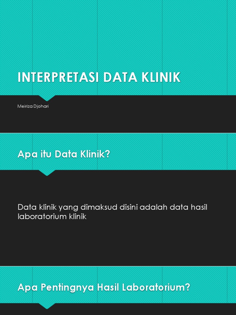 INTERPRETASI DATA KLINIK | PDF