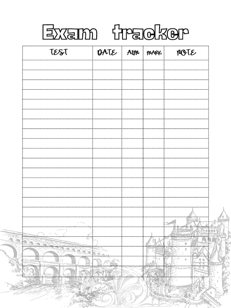 Exam Tracker | PDF