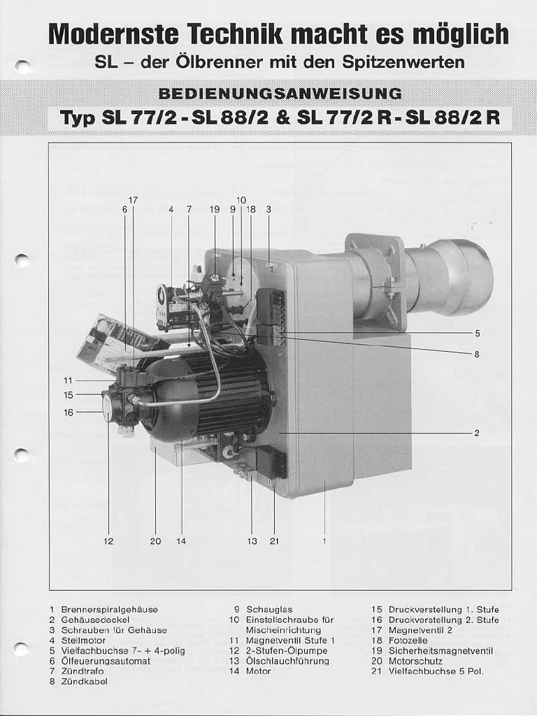 616-100-402 - 02 - Oil Burner Mercedol SL77 | PDF