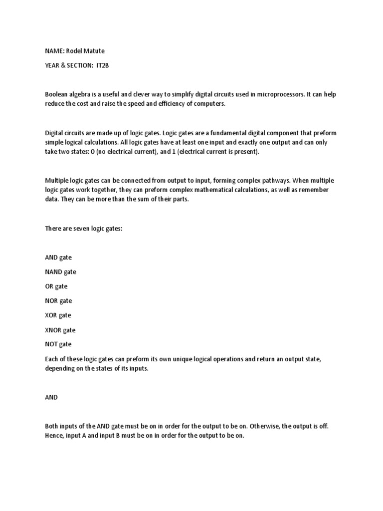 The Fundamentals of Digital Logic Gates and How Boolean Algebra Can ...