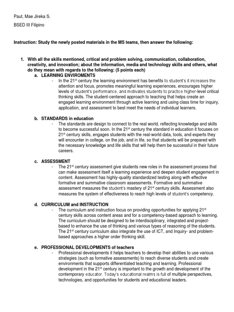 Act.4, Educ 322 | PDF | Educational Assessment | Teaching Method