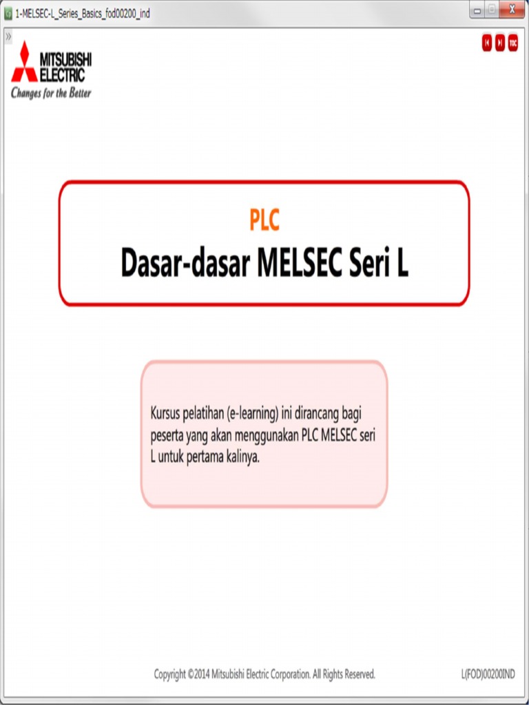 1-MELSEC-L Basics Fod Ind | PDF