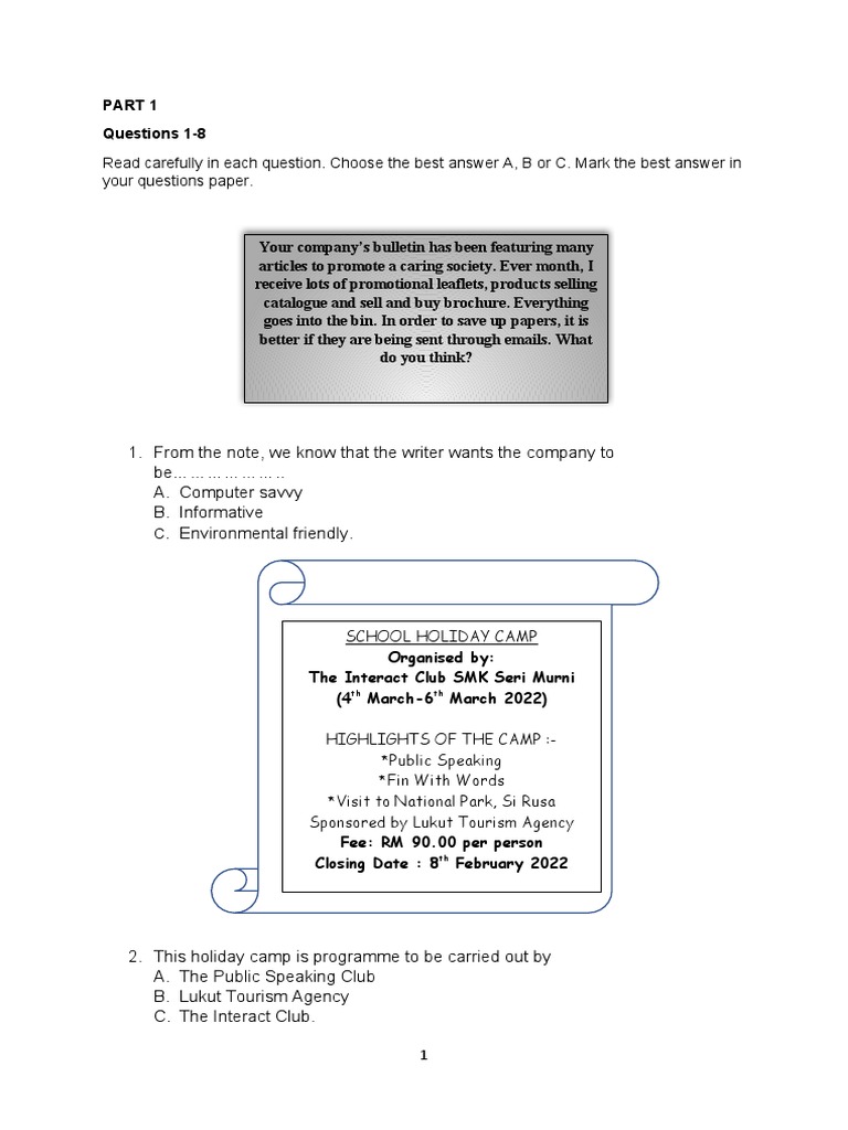Paper Bi Mid Year f3 2022 | PDF | Social Media | Popular Culture ...