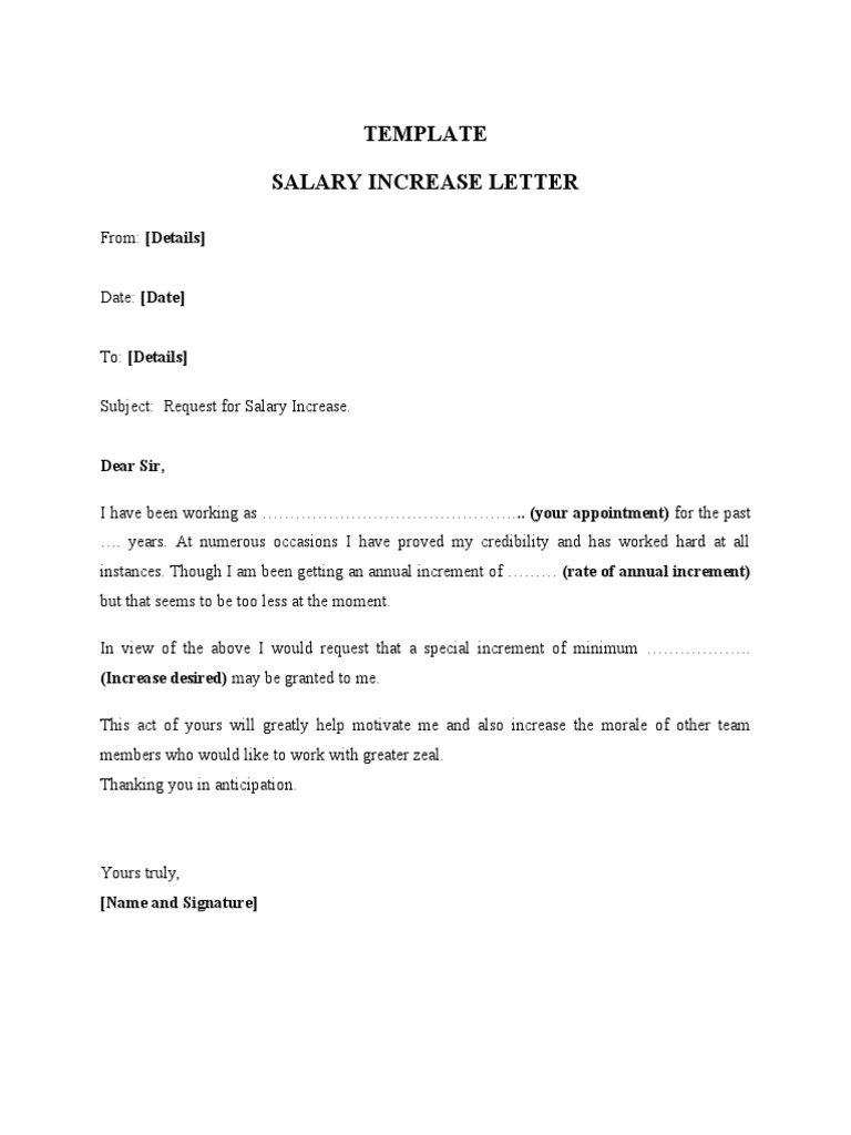 Salary Increase Letter 02-21-06 | PDF
