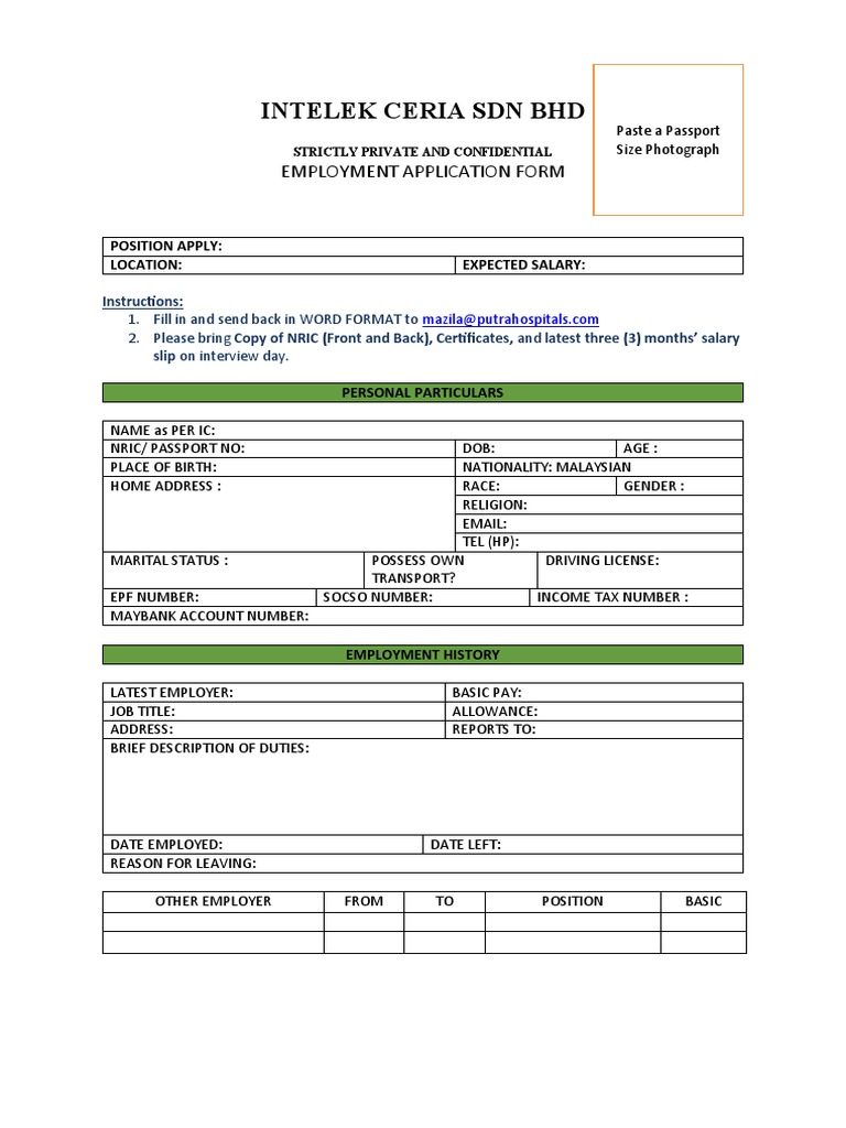 ICSB Application Form (003) 4 | PDF | Employment | Justice