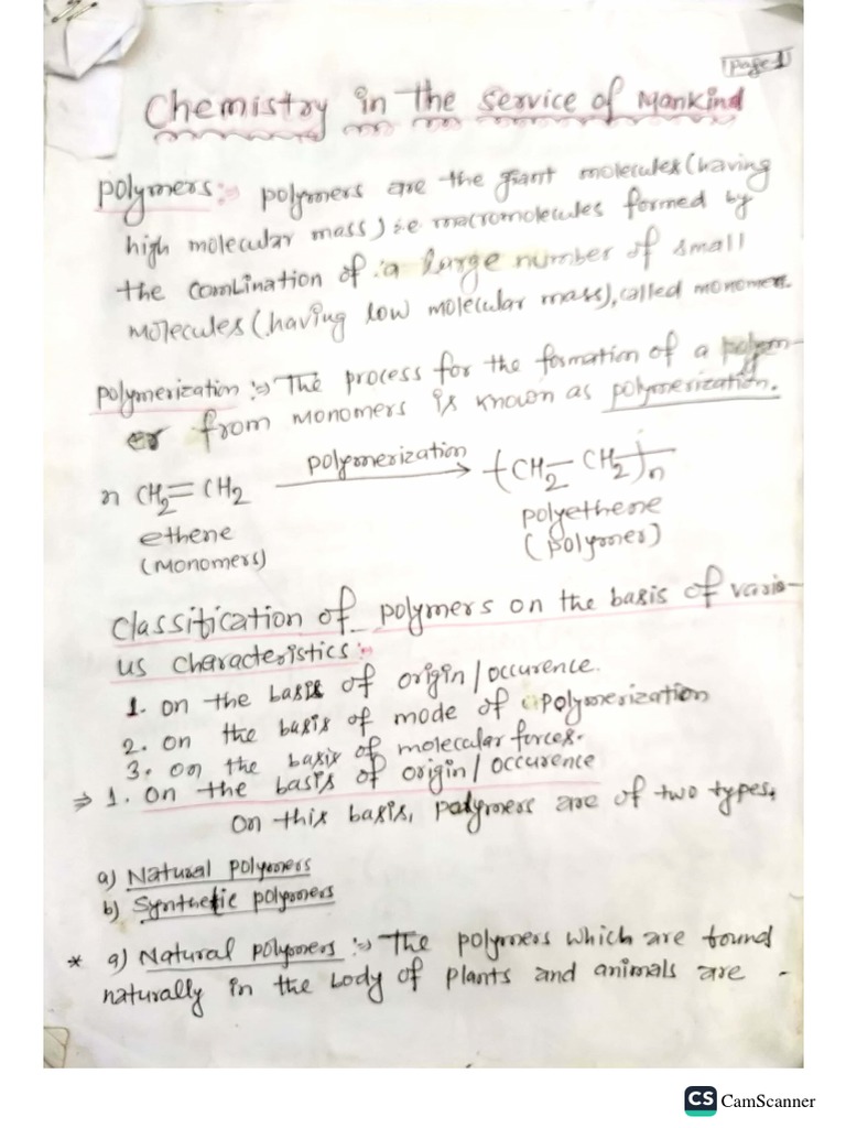 Chemistry Notes | PDF