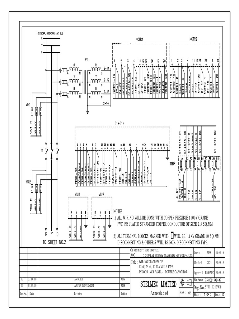 11kv Stelmec Capacitor Bank | PDF | Electrical Wiring | Electrical ...
