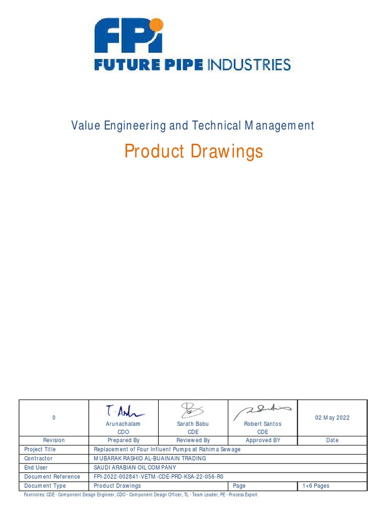 Fpi 2022 002841 Vetm Cde PRD Ksa 22 056 R0 | PDF | Pipe (Fluid ...